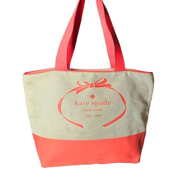 kate spade | Bags | Kate Spade Heritage Spade Logo Coated Canvas Tote ...